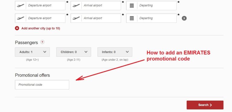 Codice promozionale EMIRATES: 7% di sconto + 17 coupon attivi