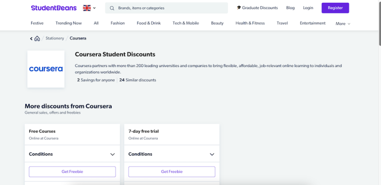 Código de cupón de COURSERA: 10 % de descuento | Enero de 2026