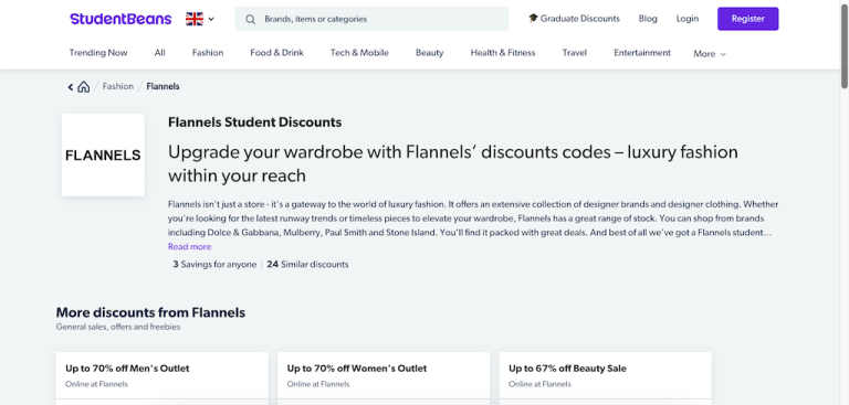 FLANNELS Discount Code: 20% Off | June 2026
