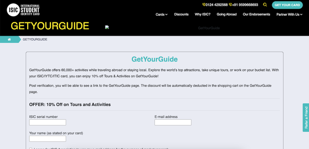 GETYOURGUIDE Rabattcode: 15% Rabatt | Dezember 2025