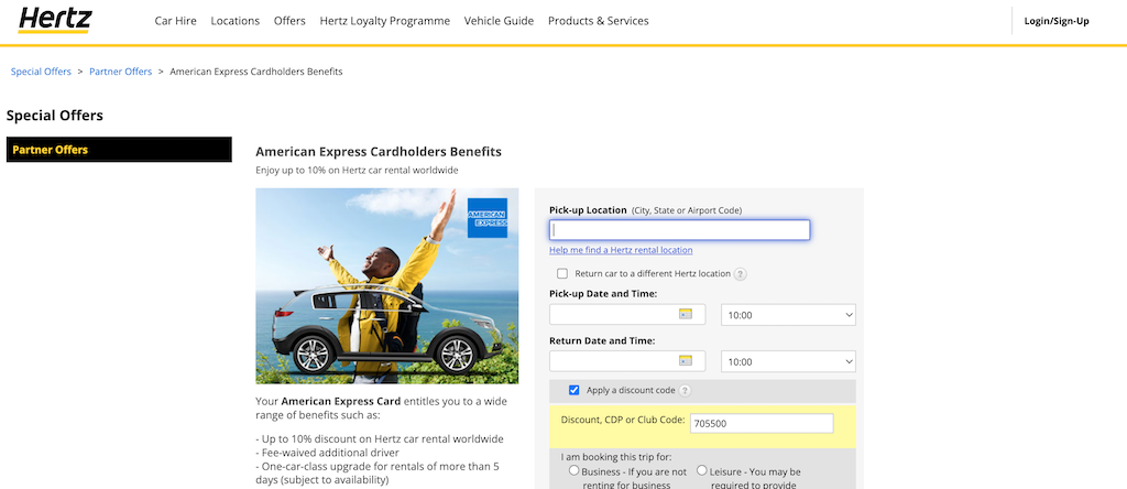 HERTZ 프로모 코드: 10% 할인 + 12개 유효 쿠폰