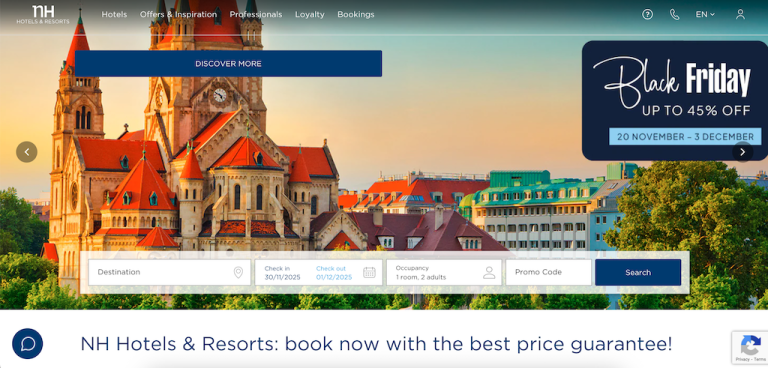 NH HOTELS Aktionscode: 25 % Rabatt | Mai 2026