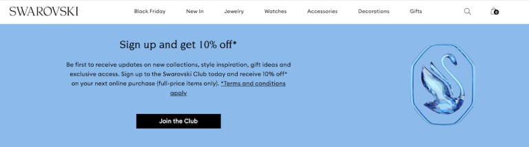Code promo SWAROVSKI : 10 % de réduction | Janvier 2026