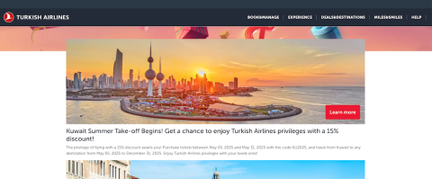TURKISH Airlines Promo Code: 30% Off | January 2026