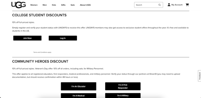 Codice coupon UGG: Sconto | Dicembre 2025