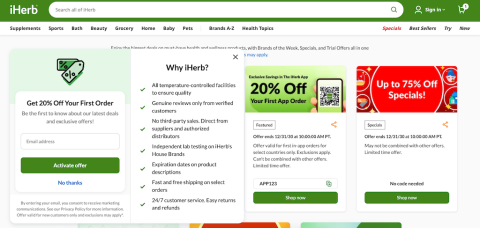 קוד קופון של IHERB: 15% הנחה | אוקטובר 2025